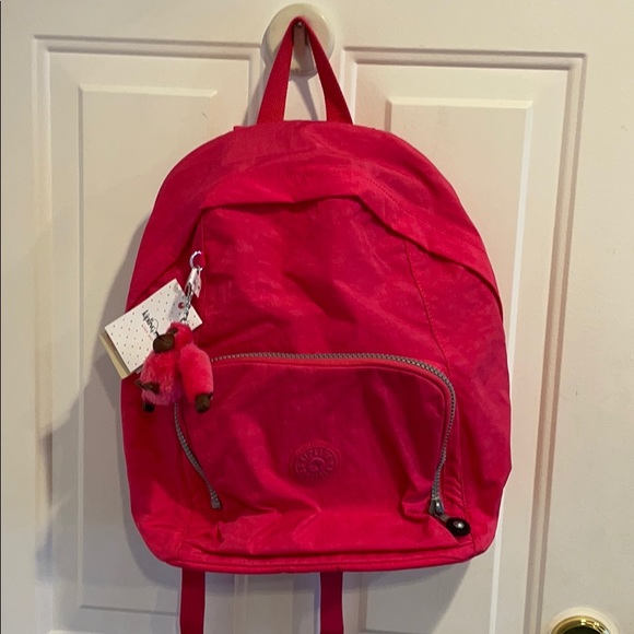 Kipling | Bags | Kipling Vibrant Pink Ridge Packpack Bookbag | Poshmark